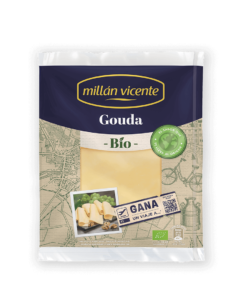 Lonchas Gouda Bio de la marca de quesos Millán Vicente